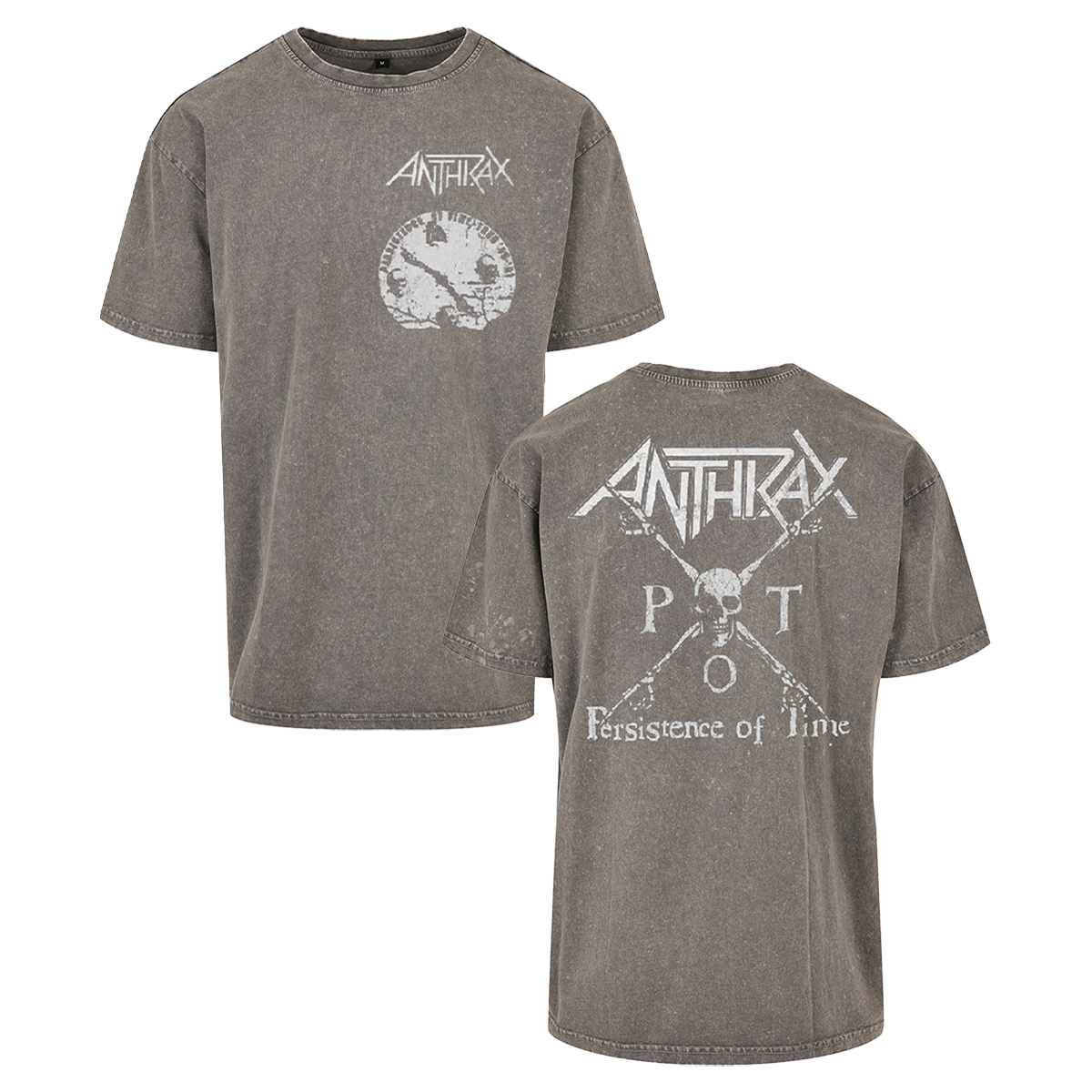 Broken Clock Oversize Tee – Anthrax